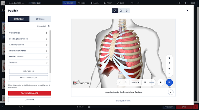 Publish a 3D model – Human Support