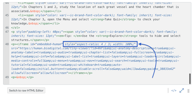 Working with responsive 3D embeds – Human Support