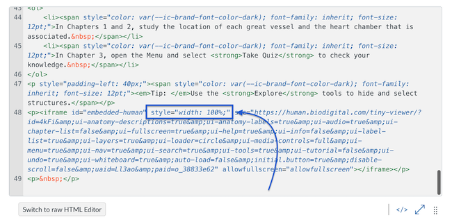 Working with responsive 3D embeds – Human Support