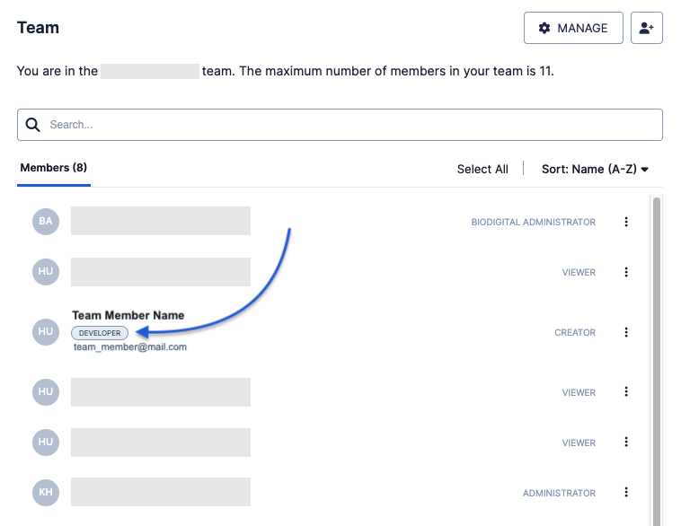 Remove a developer from my team – Human Support
