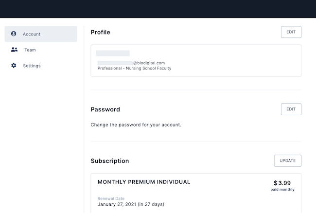 Where do I manage my account? – Human Support